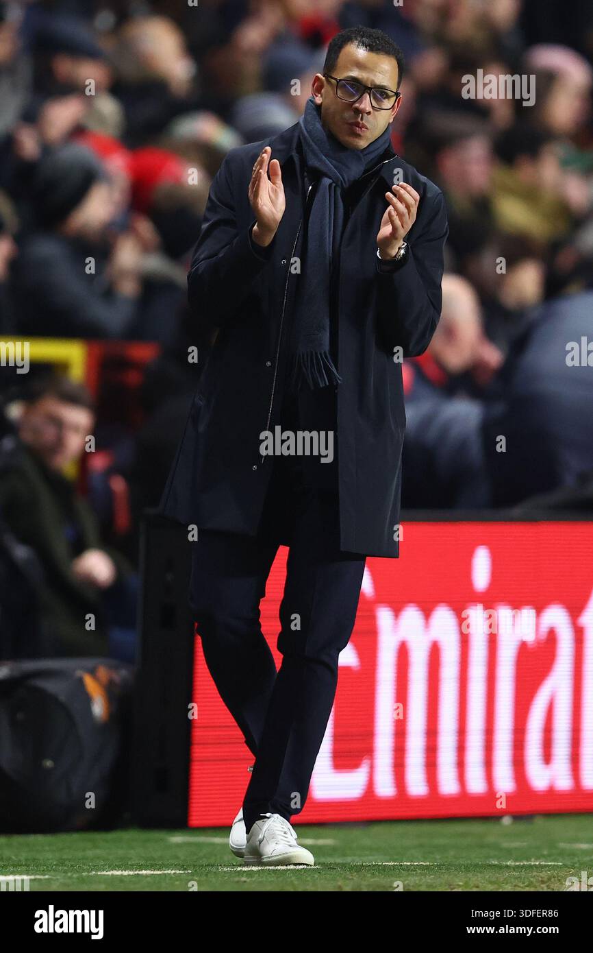 London, England, 10th January 2026. Liam Rosenior, head coach of ...