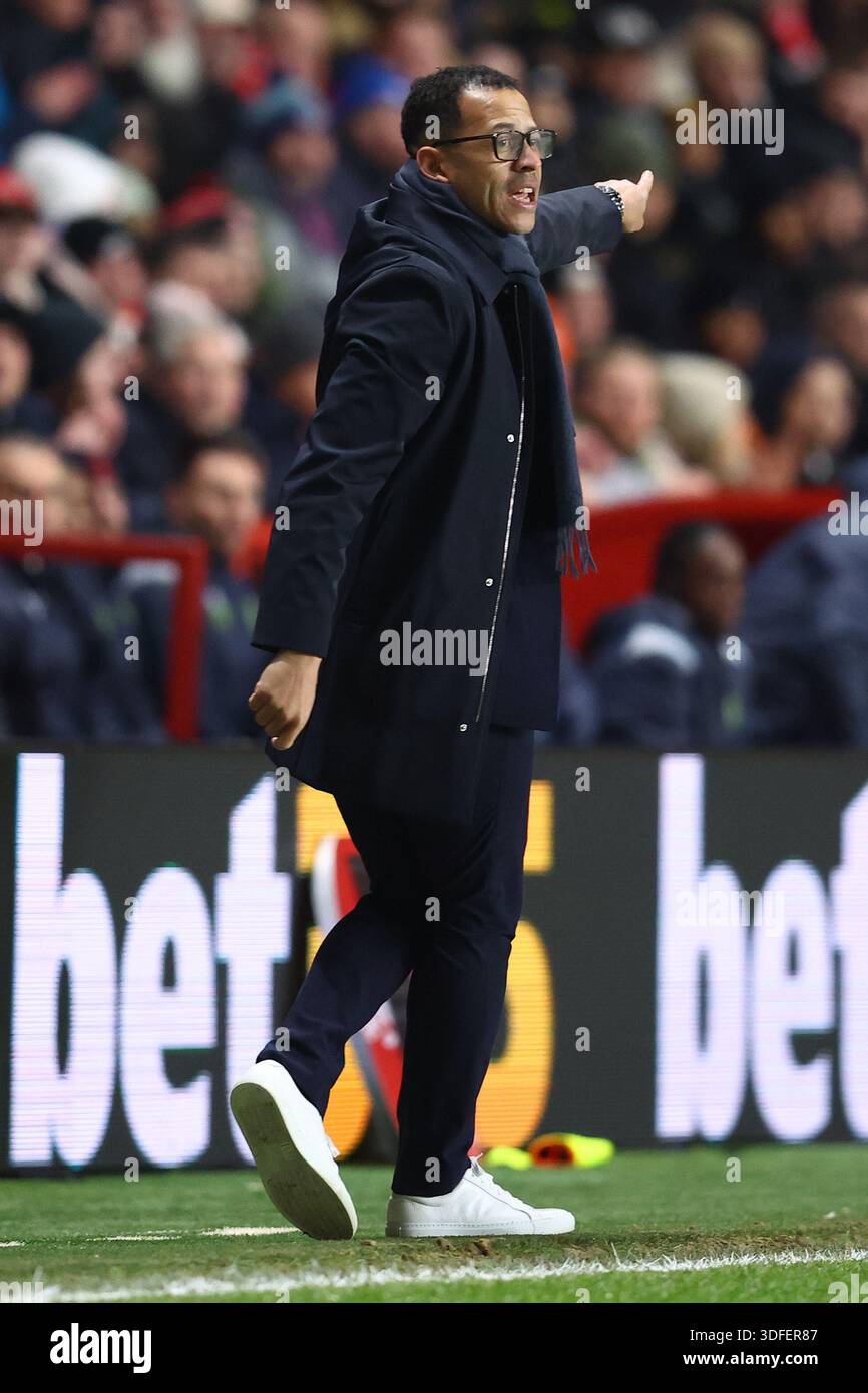 London, England, 10th January 2026. Liam Rosenior, head coach of ...