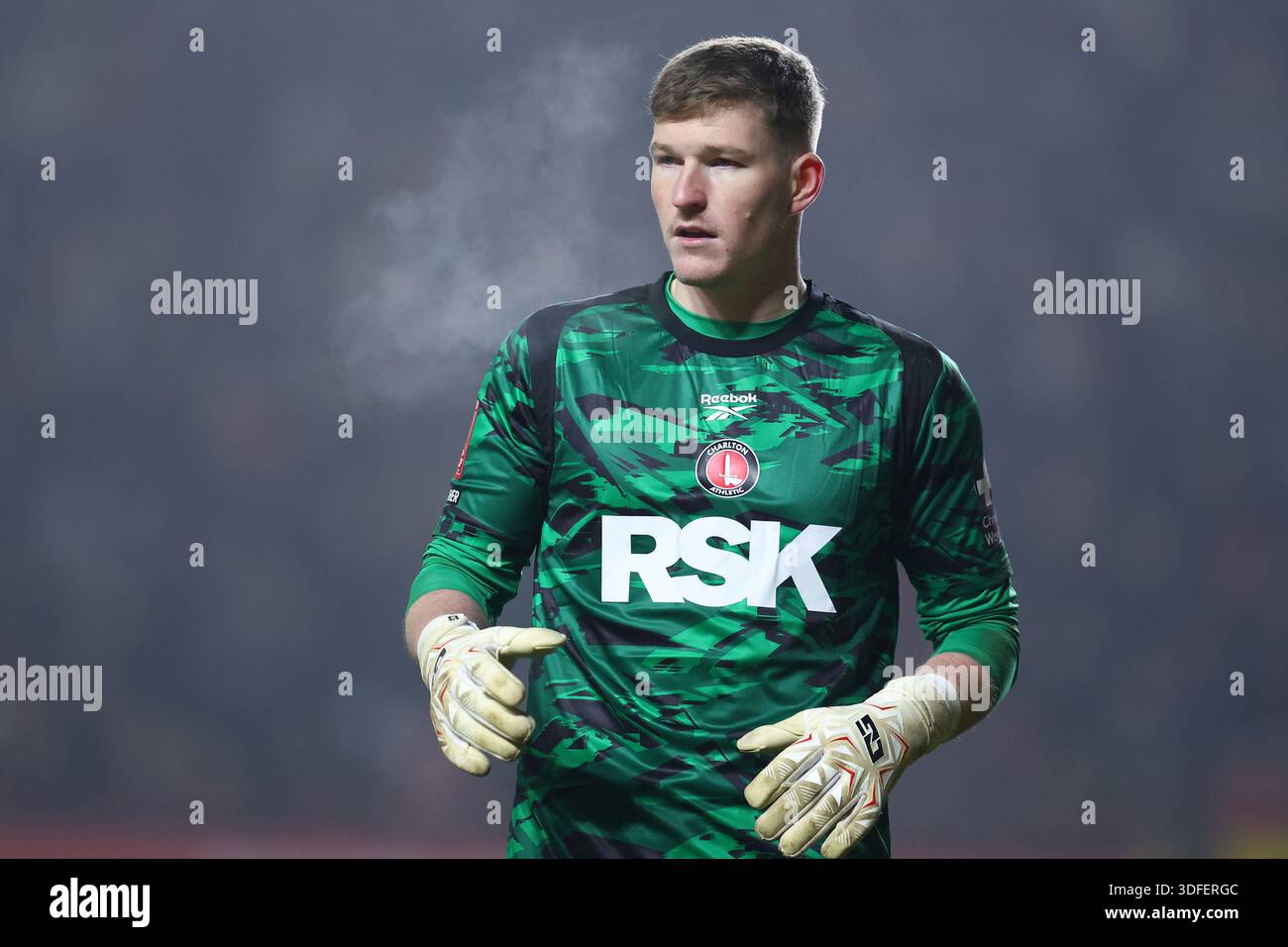 London, England, 10th January 2026. Will Mannion of Charlton Athletic ...