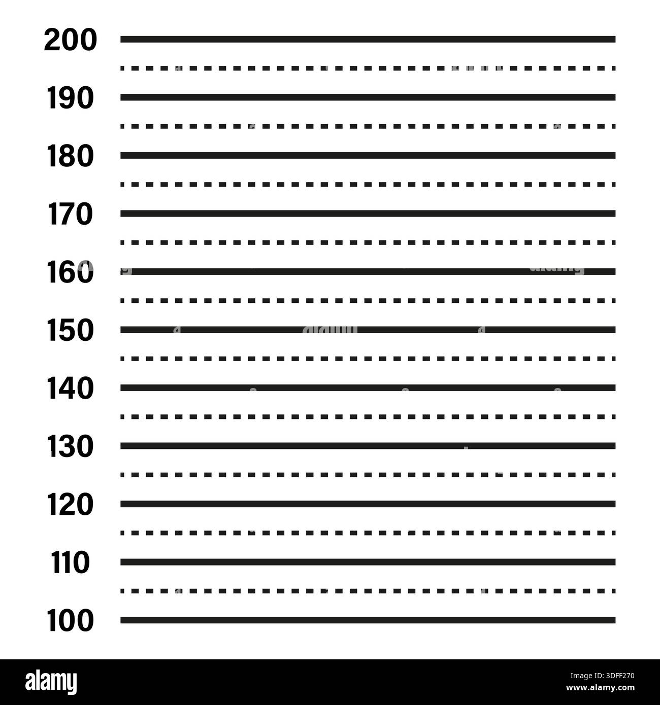 Police lineup background. Mugshot height chart. Criminal measurement ...