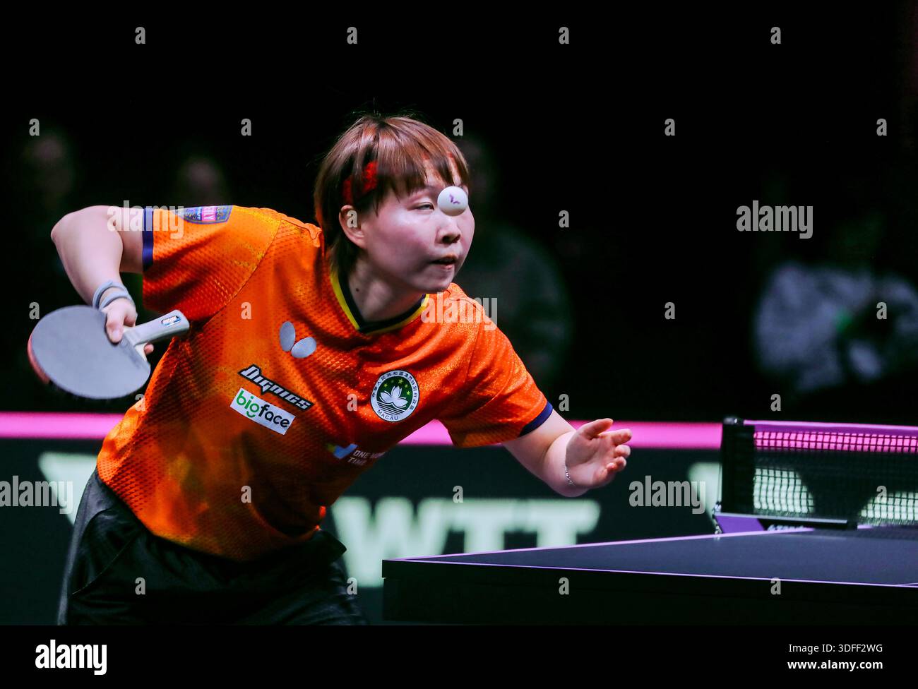 Macau's Zhou Yuling faces China's Chen Xingtong (Not in picture) during ...