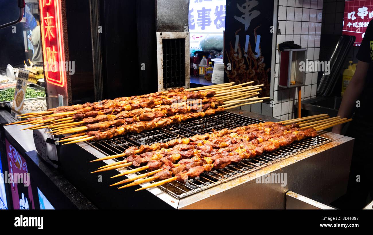 Traditional chinese street food gourmet meal or local cuisine culture ...