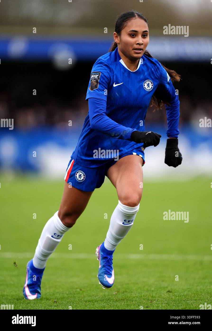 Chelsea's Alyssa Thompson during the Barclays Women's Super League ...