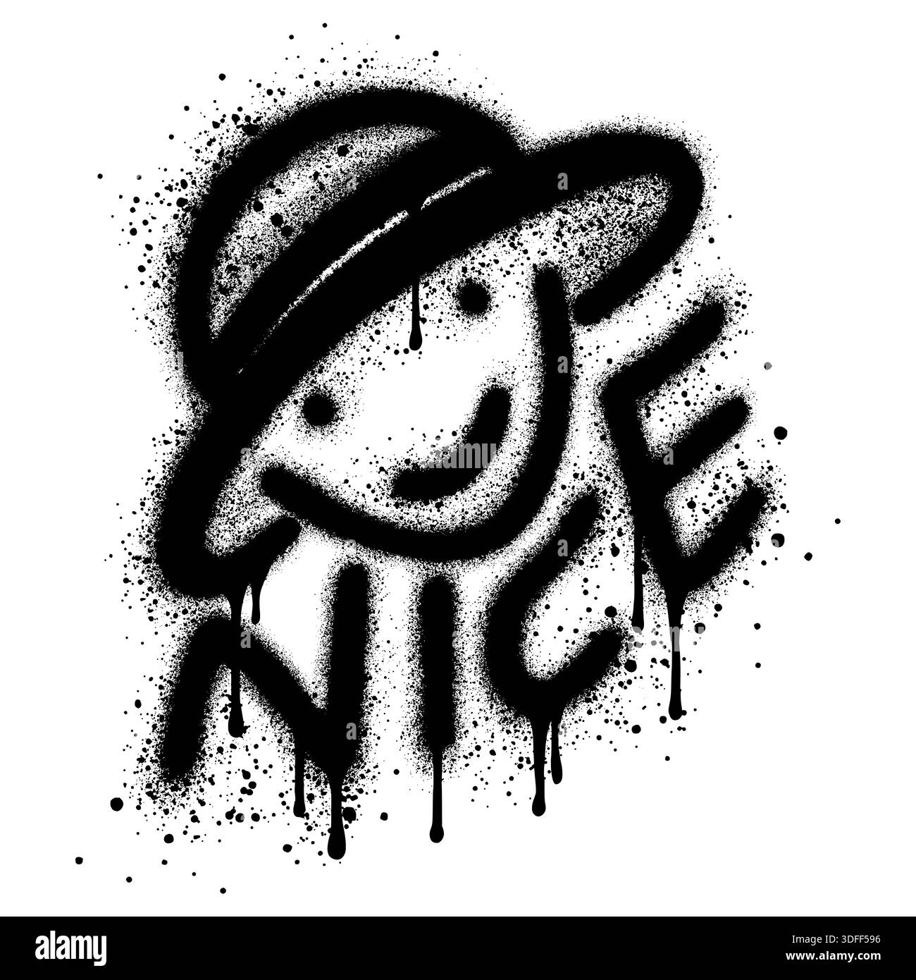 Graffiti spray painted cool Stock Vector Images - Alamy