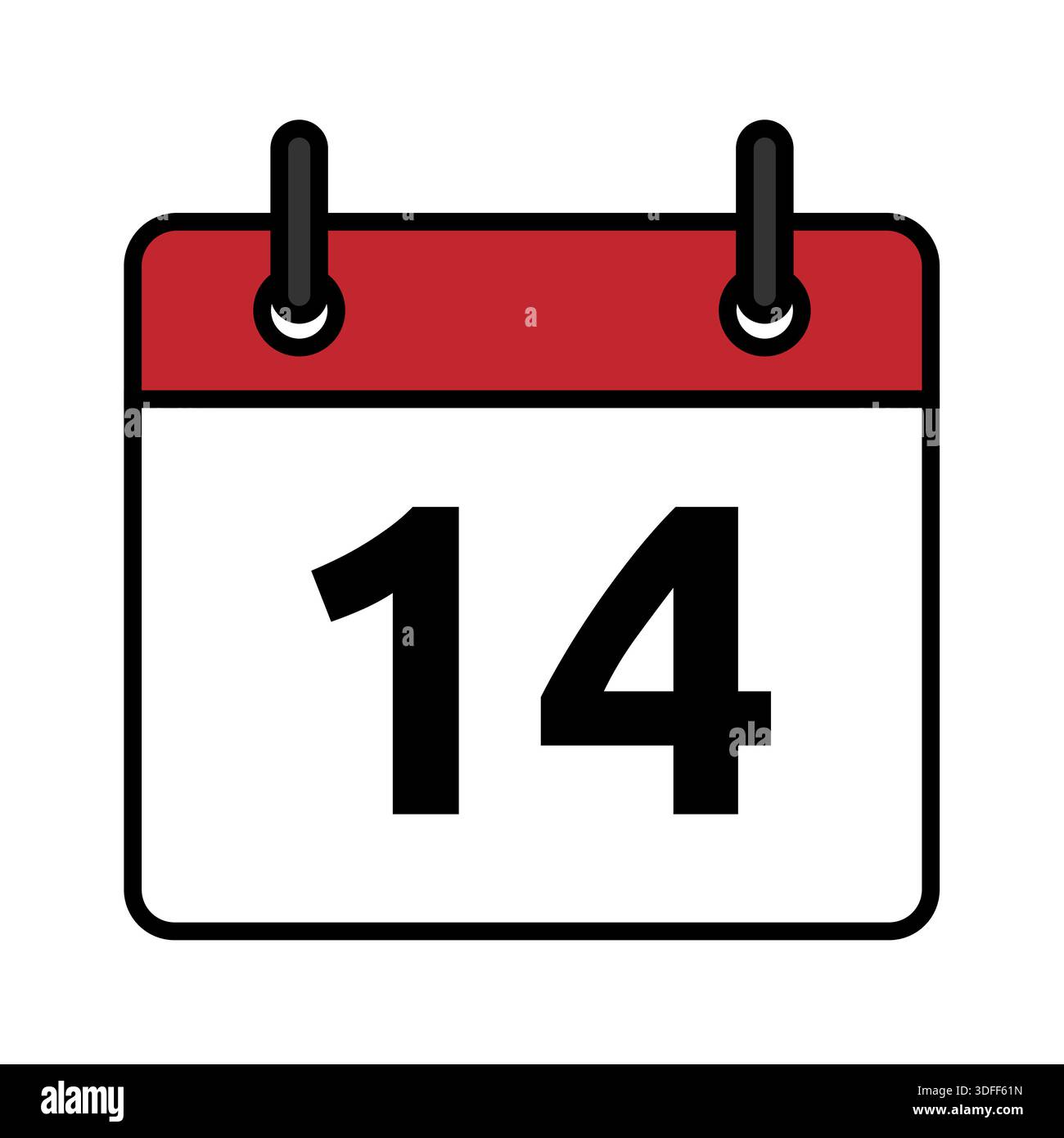Day 14 vector vectors Stock Vector Images - Alamy
