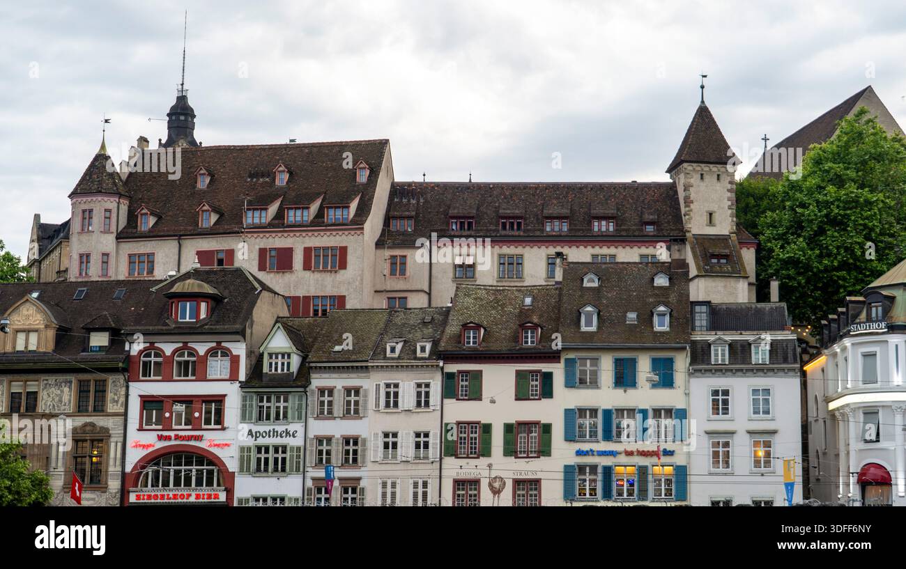 Historic European buildings with traditional architecture Stock Photo ...