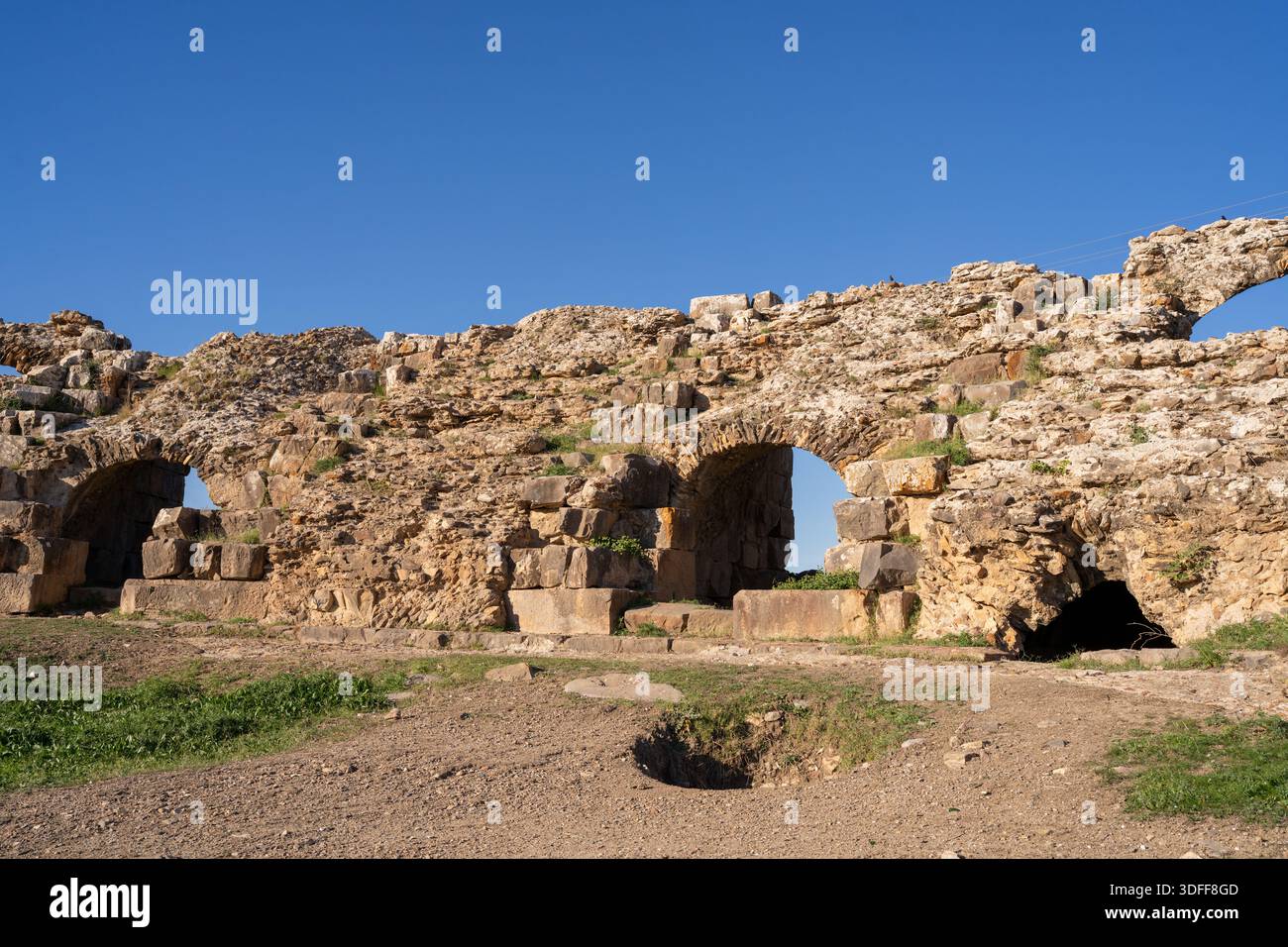 Chemtou archaeological site (ancient Simitthus), Tunisia: View of the ...