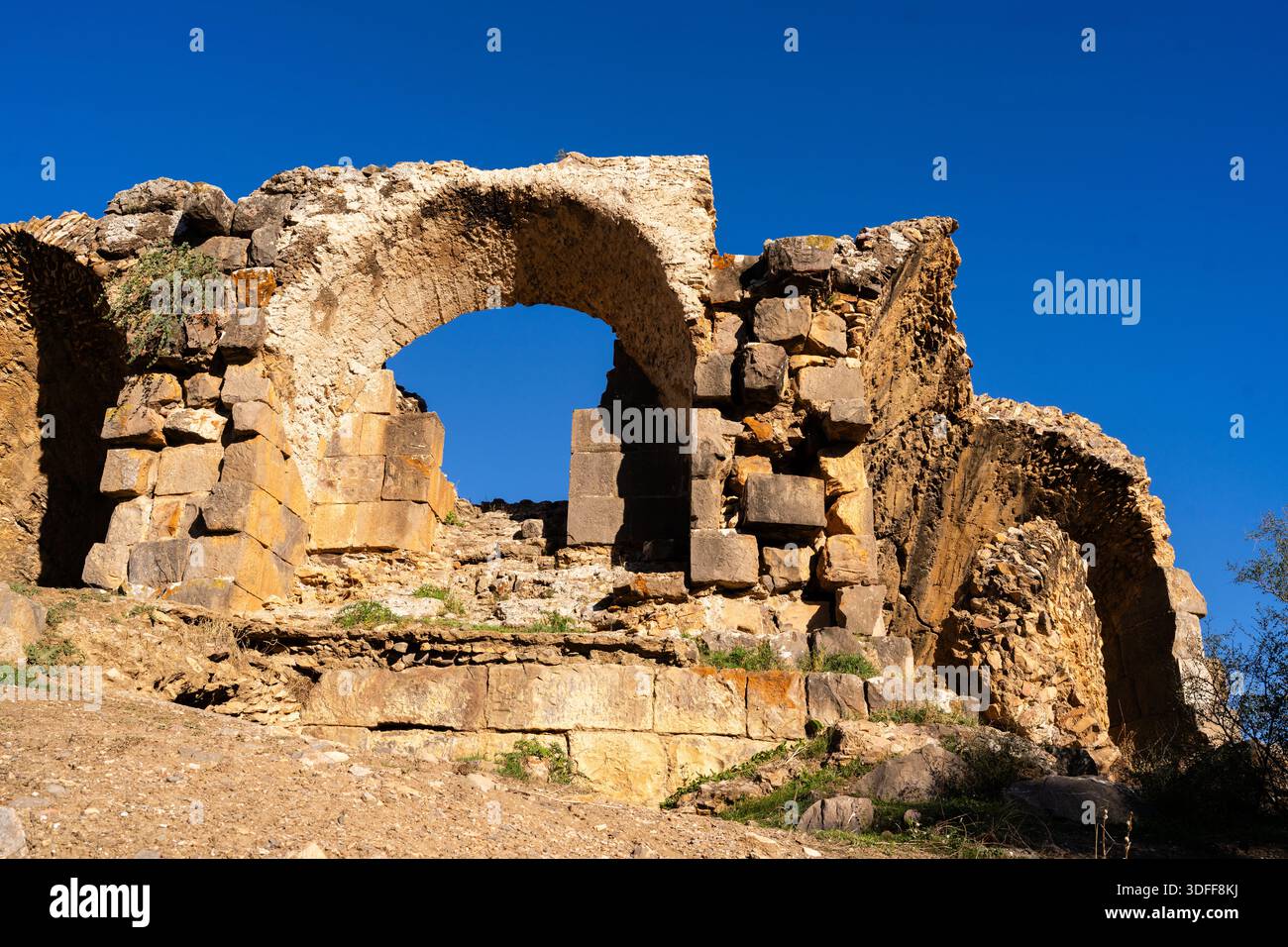 Chemtou archaeological site (ancient Simitthus), Tunisia: View of the ...
