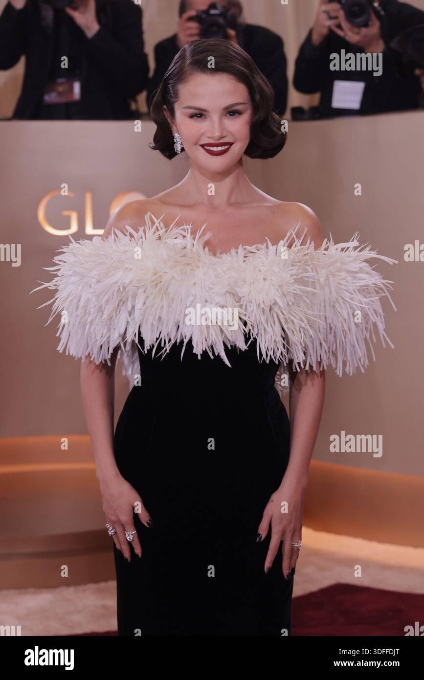 Selena Gomez attends the 83rd annual Golden Globe Awards at The Beverly ...