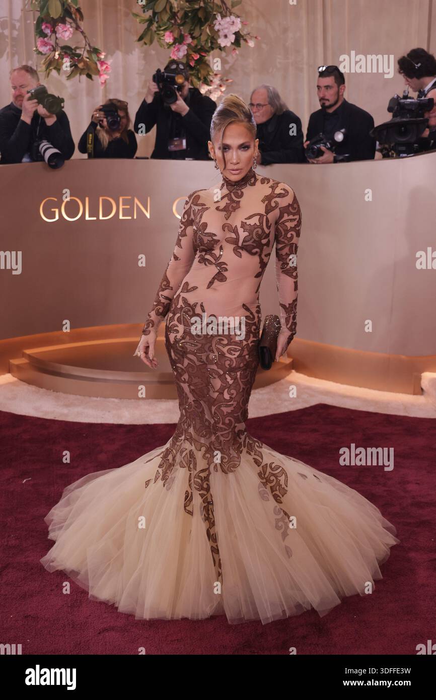 Jennifer Lopez attends the 83rd annual Golden Globe Awards at The ...