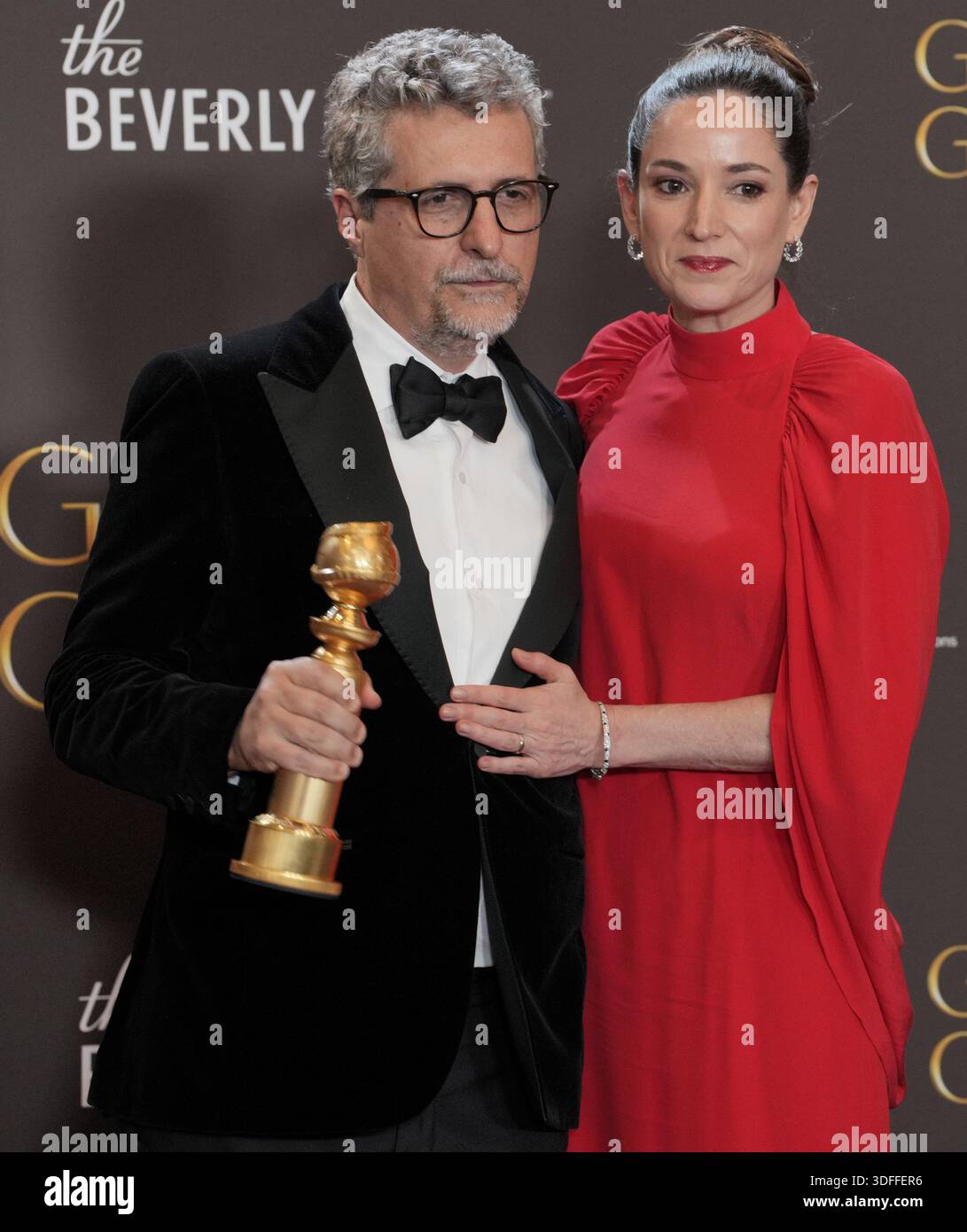 Kleber Mendonça Filho and Emilie Lesclaux, winners of the Best Motion ...