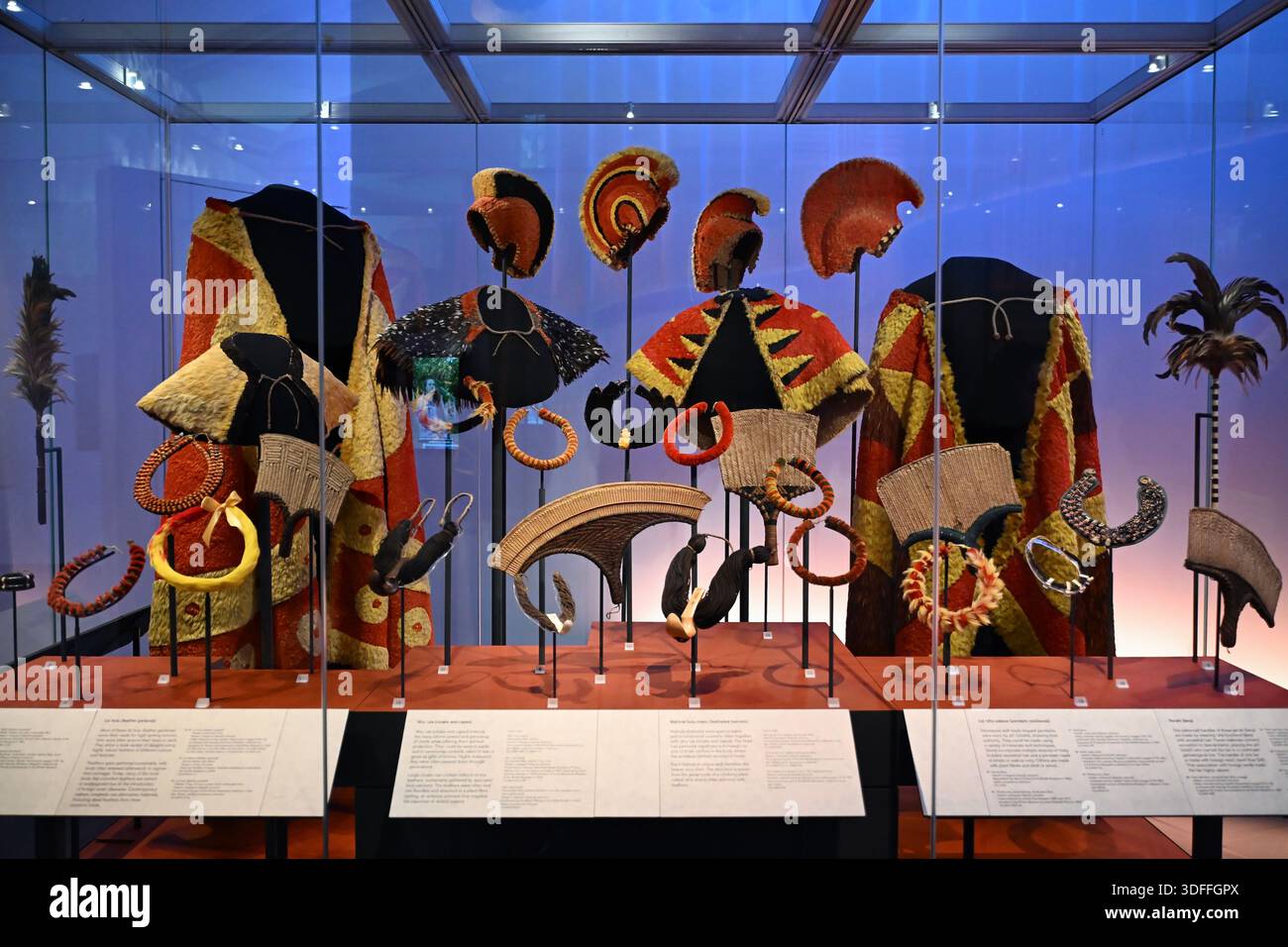 The exhibition brings together remarkable objects – from feathered ...