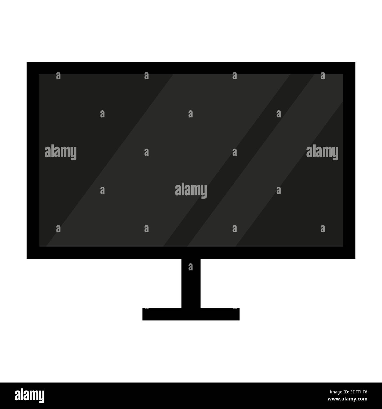 Sophisticated monitor icon. Revolutionary display Vector. Comprehensive ...