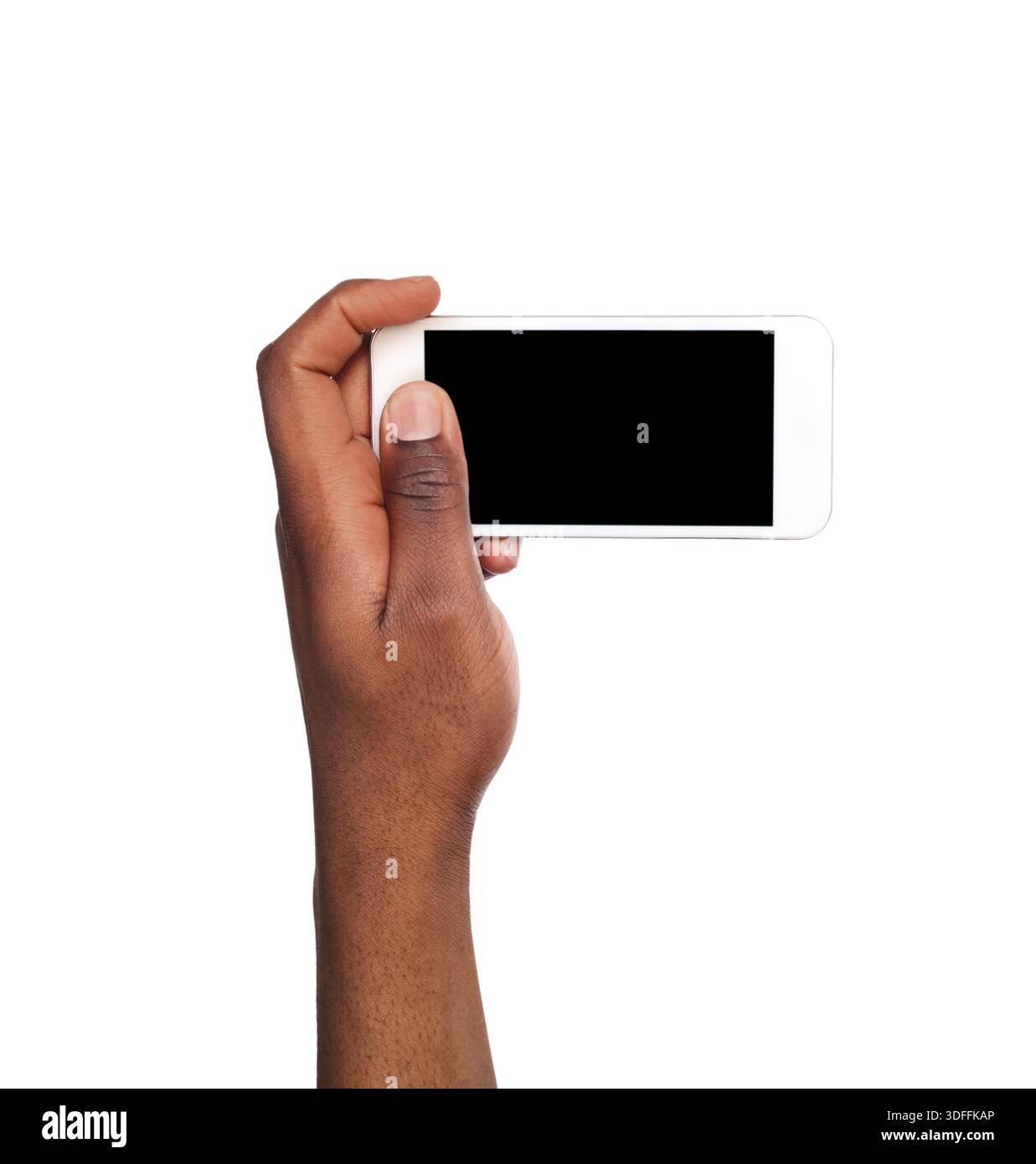 Taking video mobile man Cut Out Stock Images & Pictures - Alamy