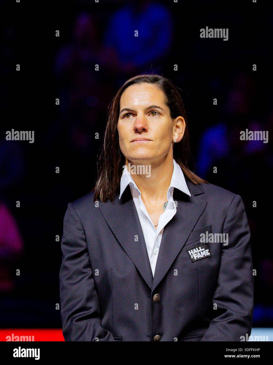 Former player Alexandra LACRABERIE during the French Handball Hall of ...