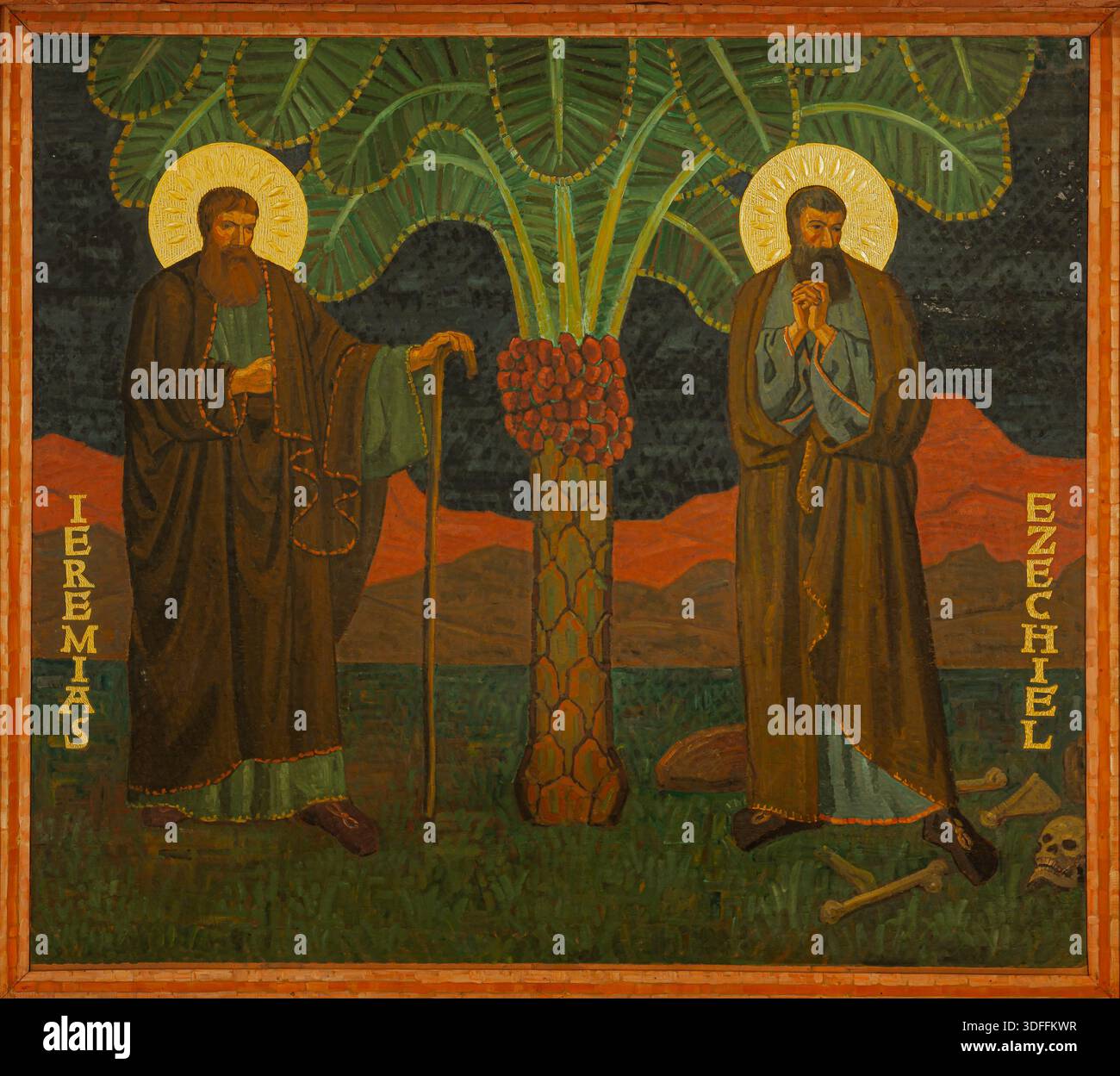 church painting by Joakim Skovgaard depicting the Old Testament ...