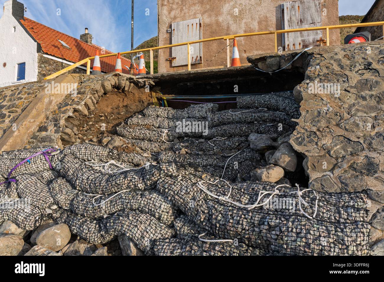 Residents of Crovie village face difficulties as wave damage affects ...