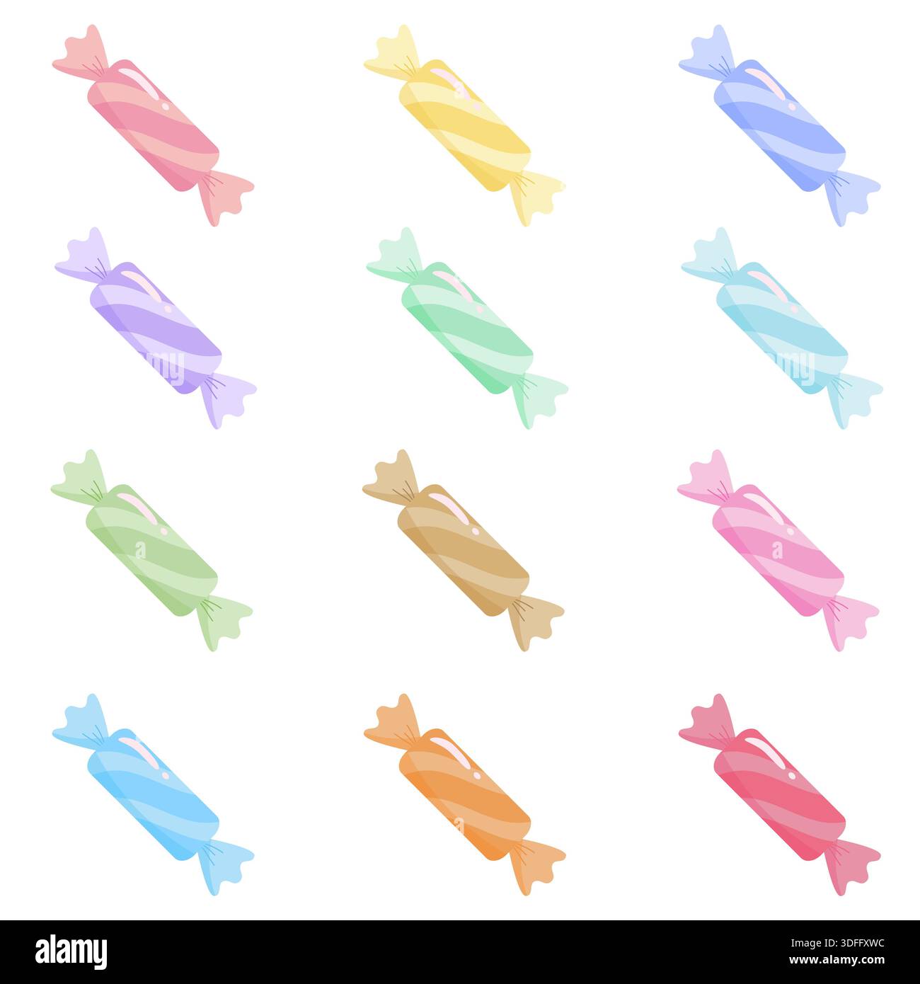 Treats in sweet shop Stock Vector Images - Alamy