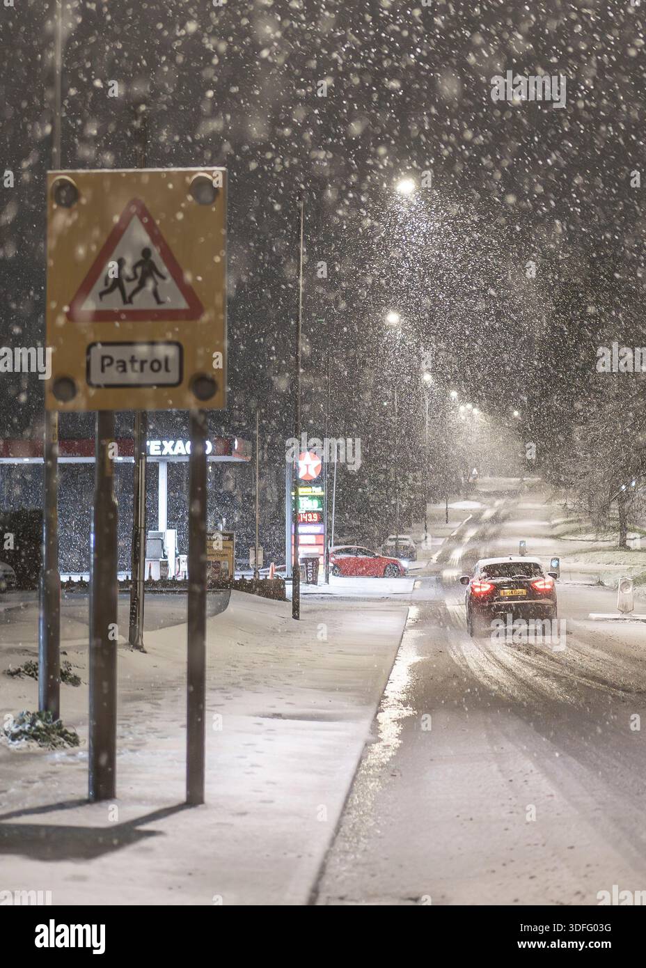 Kidderminster, UK. 8th January, 2026. UK weather: Storm Goretti brings ...