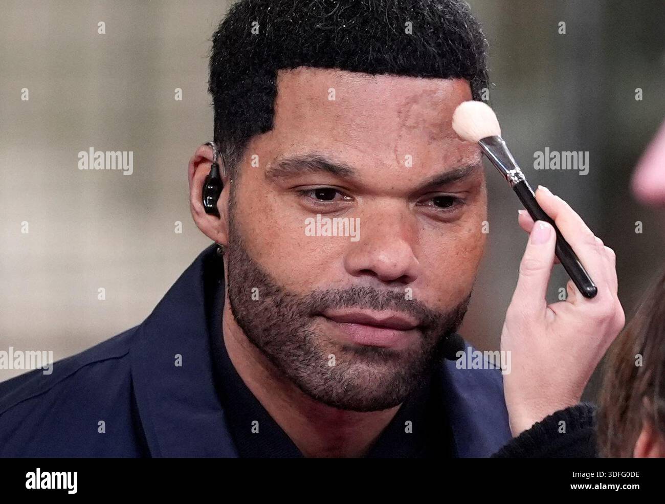 Joleon Lescott before the FA Cup fourth round draw at Anfield ...