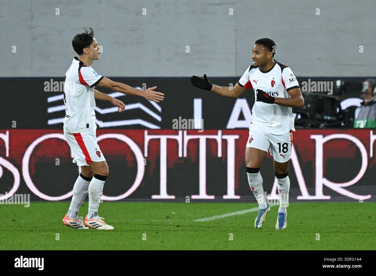 Artemio Franchi Stadium, Florence, Italy - Christopher Nkunku of AC ...