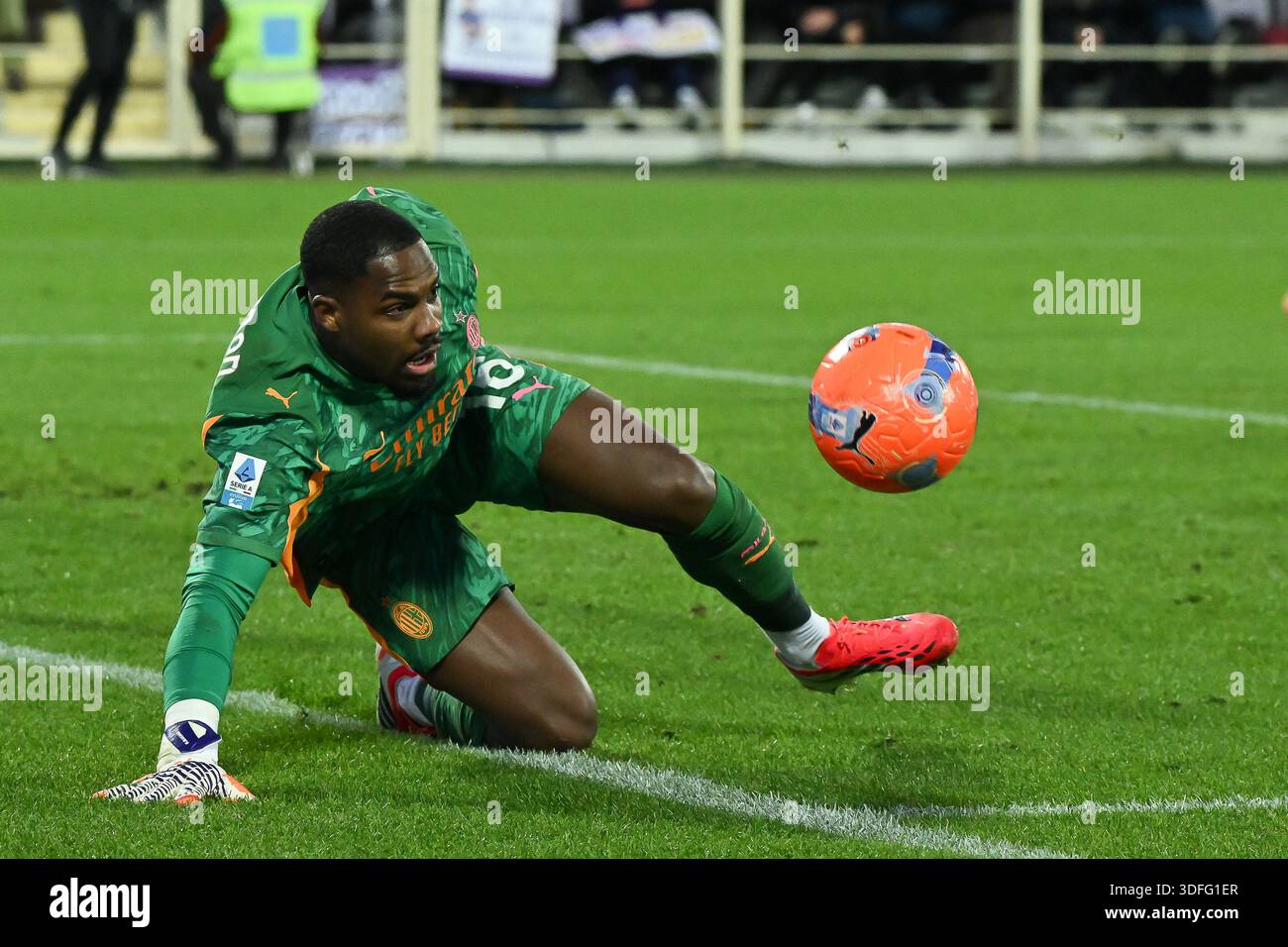 Artemio Franchi Stadium, Florence, Italy - Mike Maignan of AC Milan ...