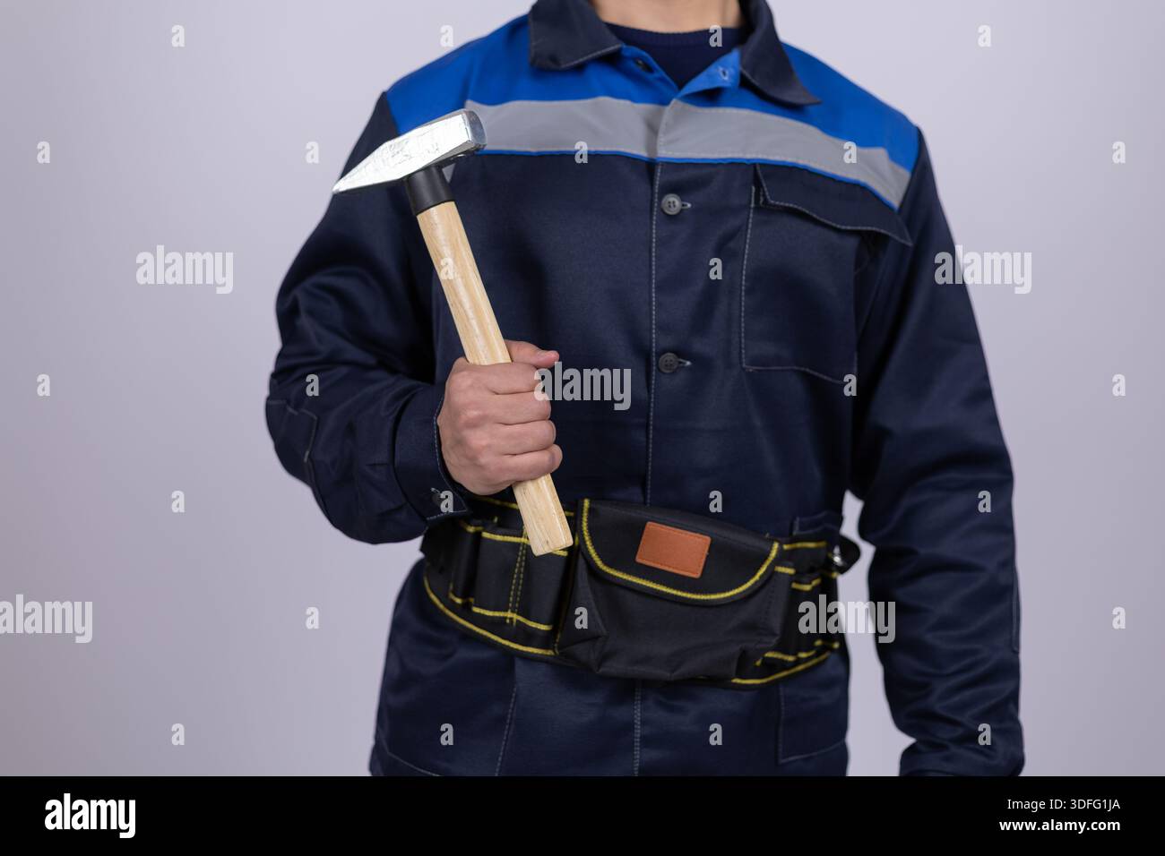 Professional industrial worker in uniform hi-res stock photography and ...