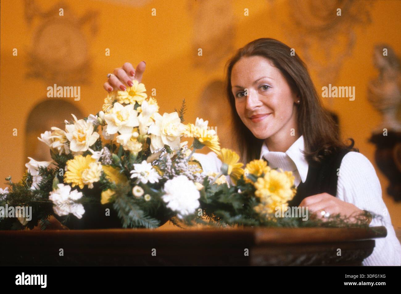 Lady Penelope Cobham at Hagley Hall 1989 Stock Photo - Alamy