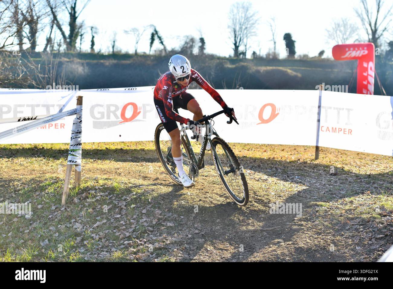 Carlotta Borello (ITA/TEAM CINGOLANI-SPECIALIZED) in action during ...