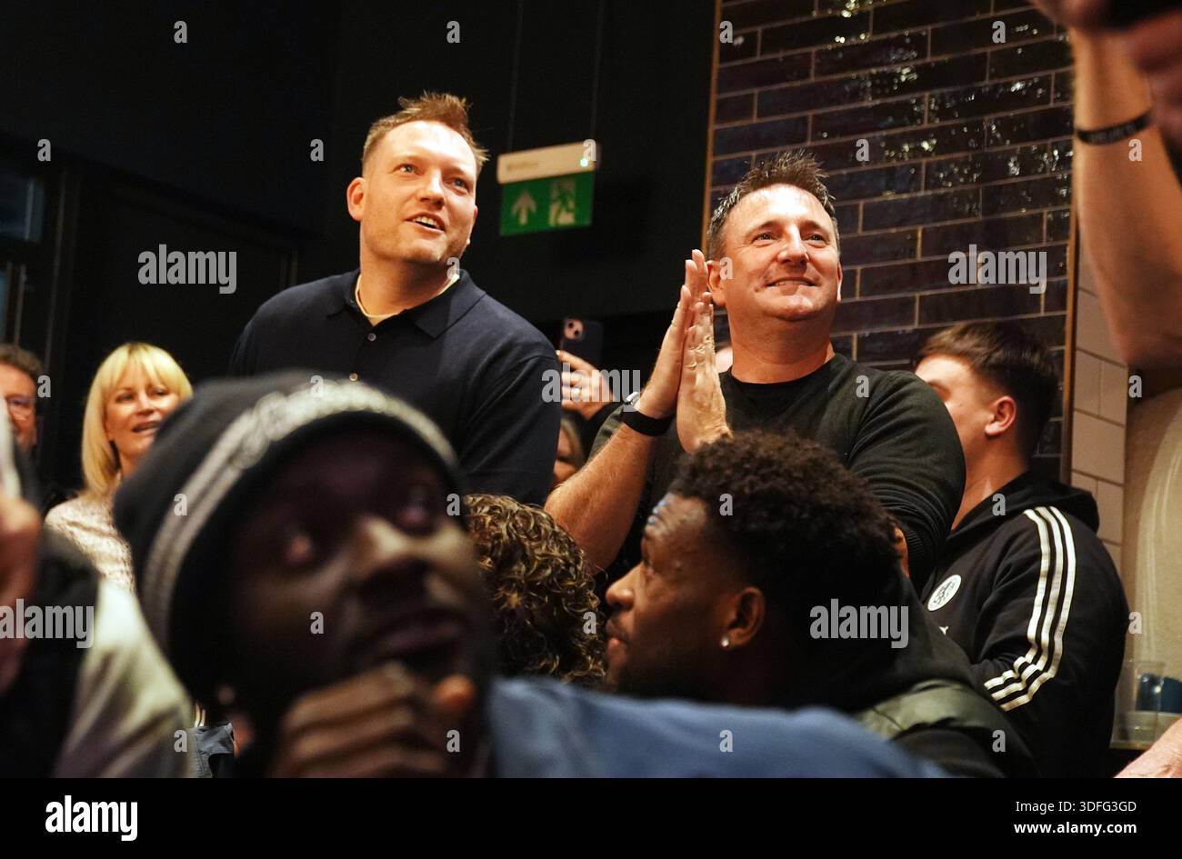 Robert Smethurst, owner of Macclesfield FC reacts during the Emirates ...