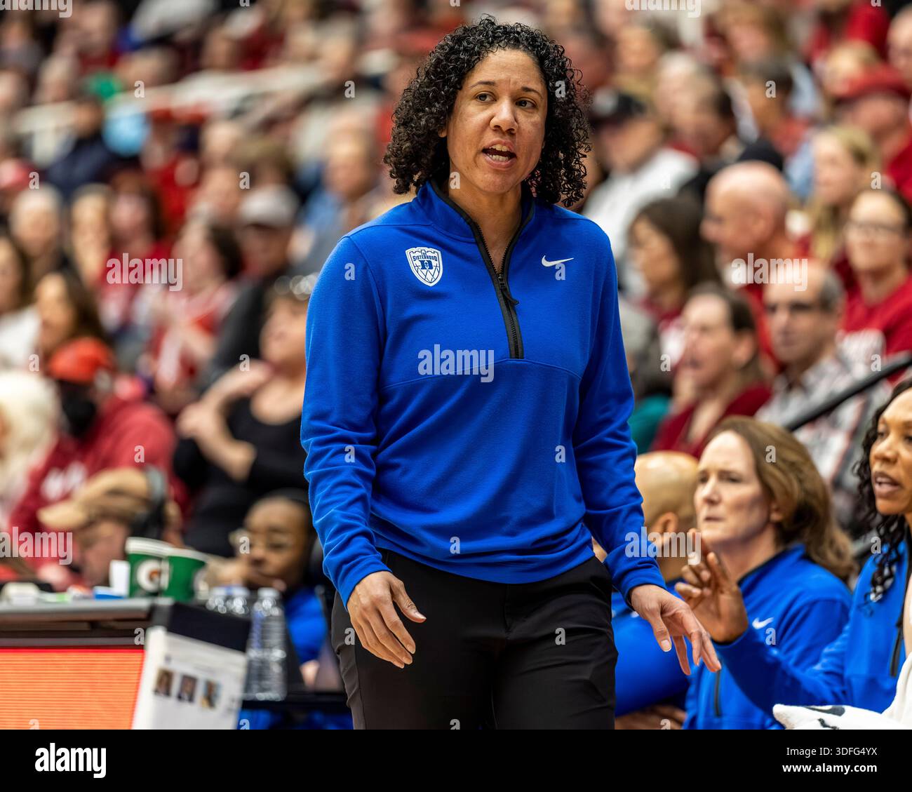 January 11 2026 Duke head coach Kara Lawson on the court during the ...