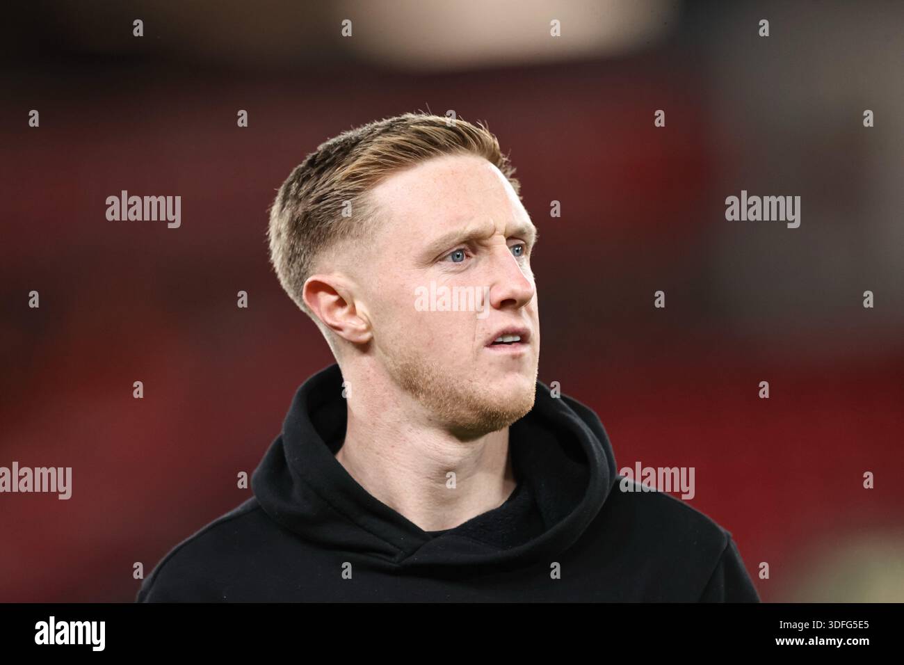 Davis Keillor-Dunn of Barnsley inspects the pitch prior to kick off for ...