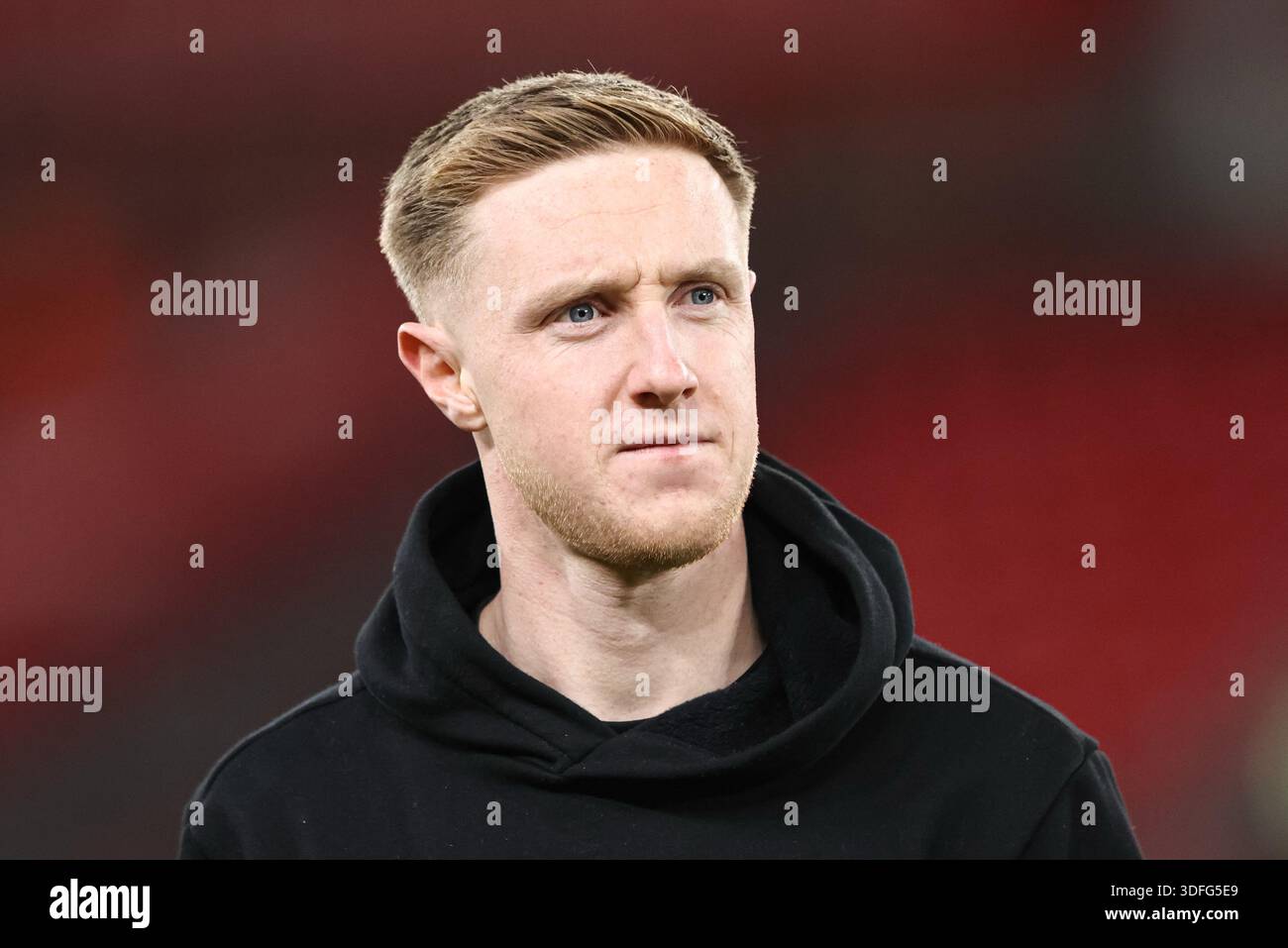 Davis Keillor-Dunn of Barnsley inspects the pitch prior to kick off for ...