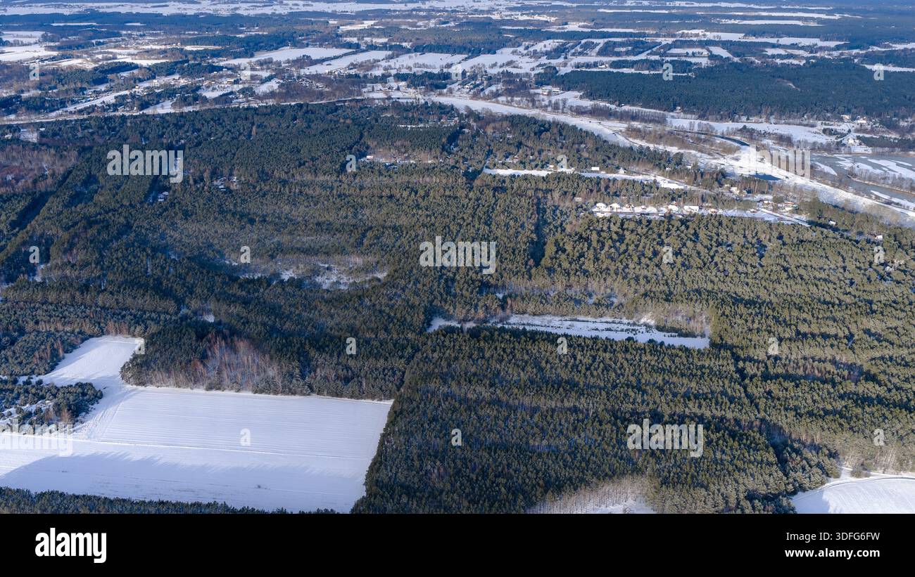 Aerial scene in poland shows hi-res stock photography and images - Alamy