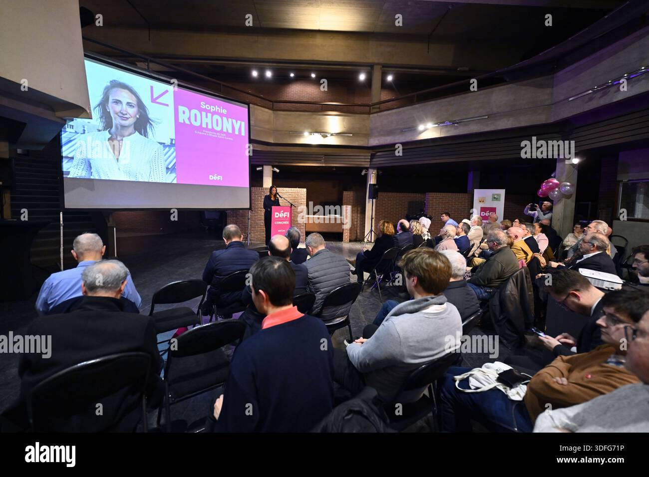 DeFI's Sophie Rohonyi pictured during the new year's reception of ...
