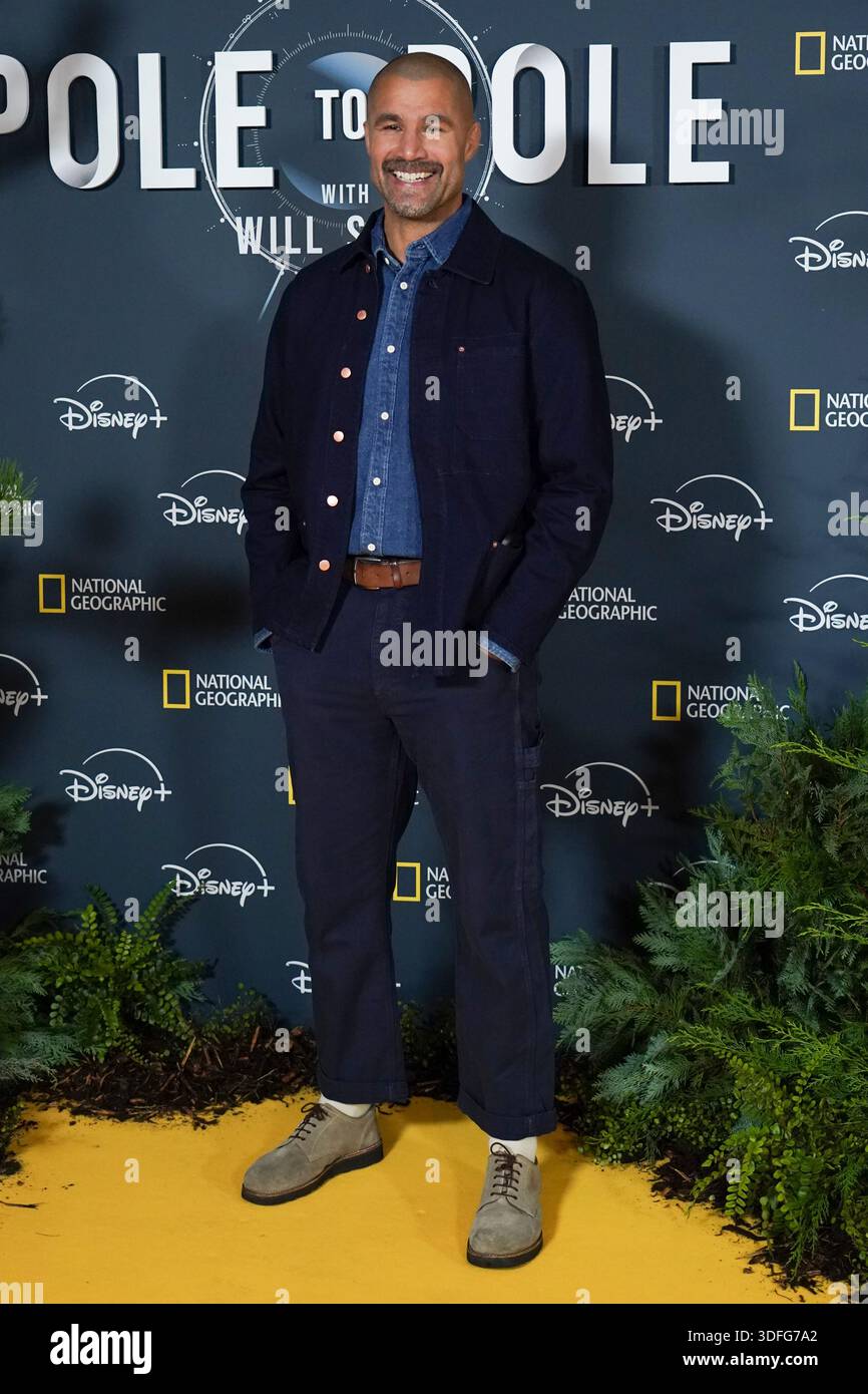 Richard Parks poses for photographers upon arrival at the premiere for ...