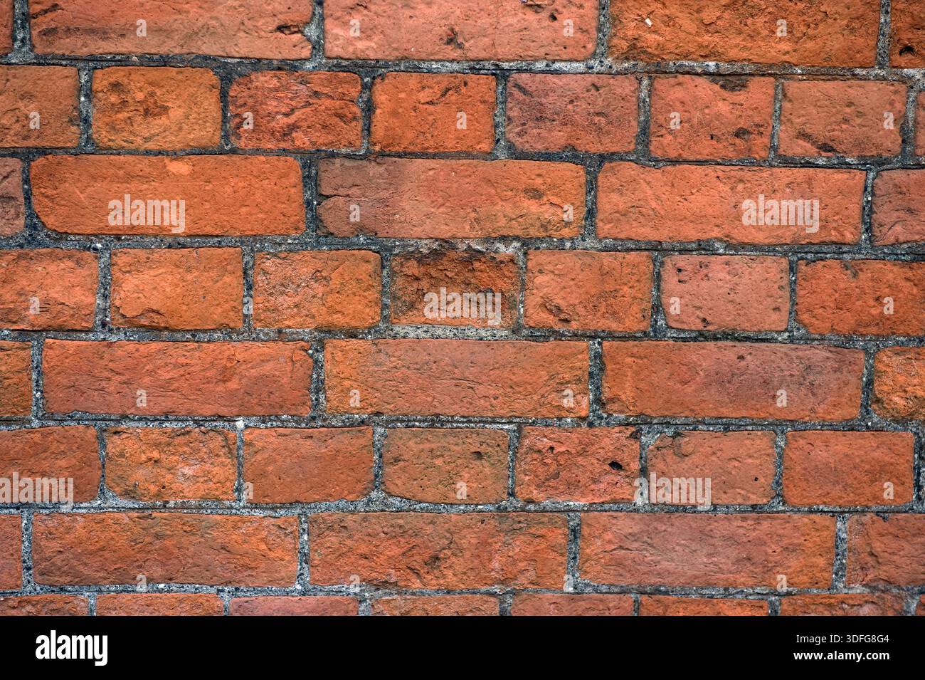 English bond style brick work on wall in the UK . English Bond is the ...