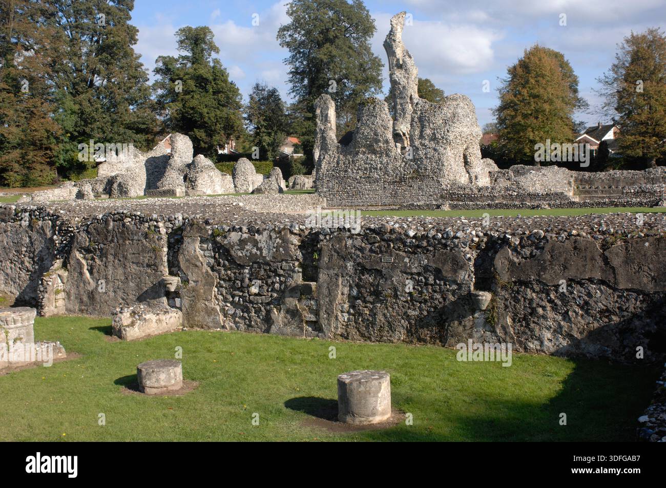 Thetford Priory, one of the largest and most important monasteries in ...