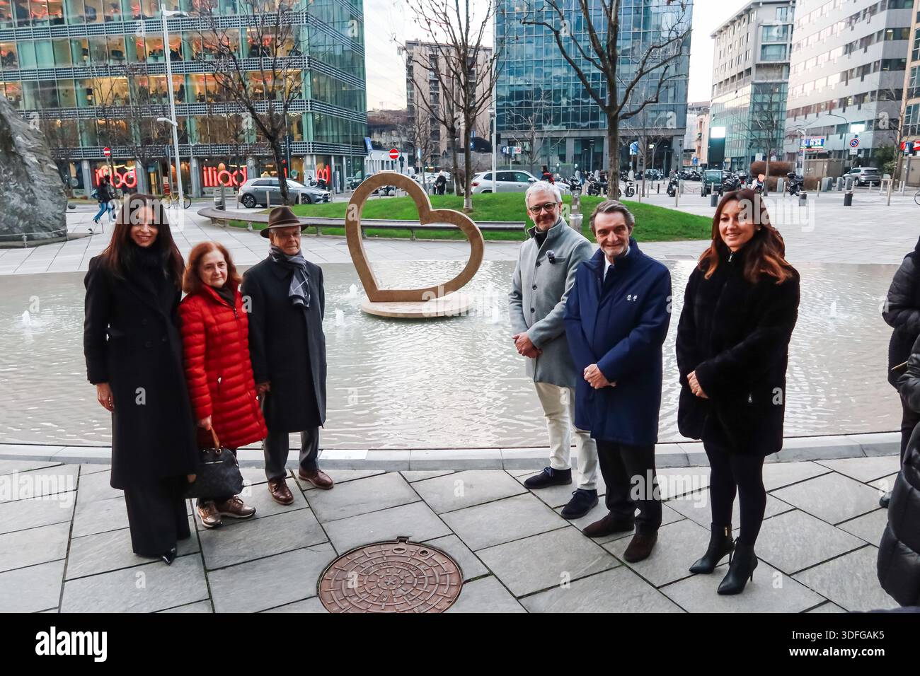 Milan, the closing event of the "Olympic Hearts" project with the ...