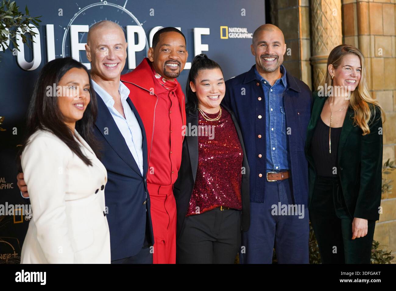 Liz Bonnin, from left, Bryan Fry, Will Smith, Allison Fong, Richard ...