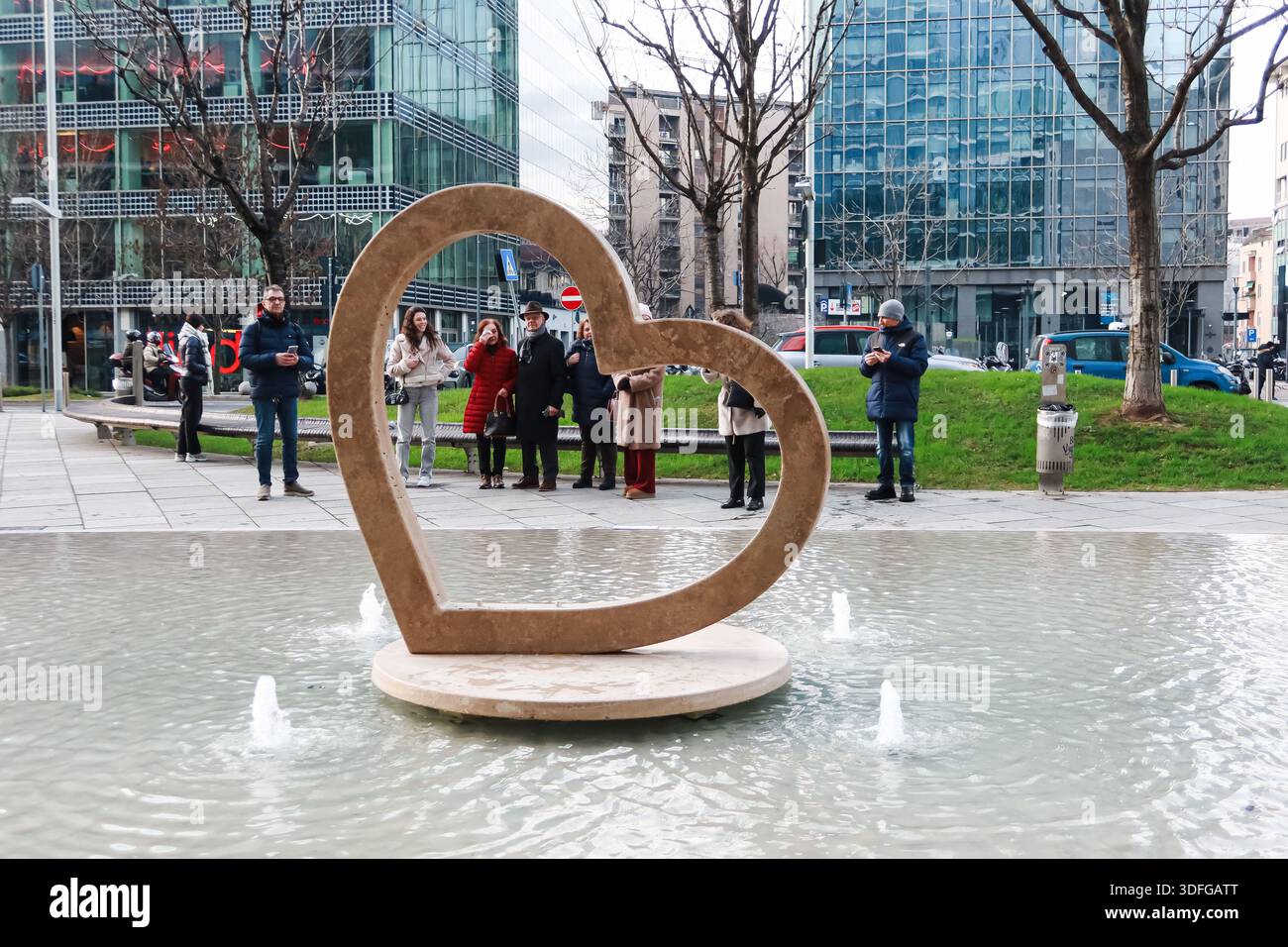 Milan, The closing event of the "Olympic Hearts" project with the ...