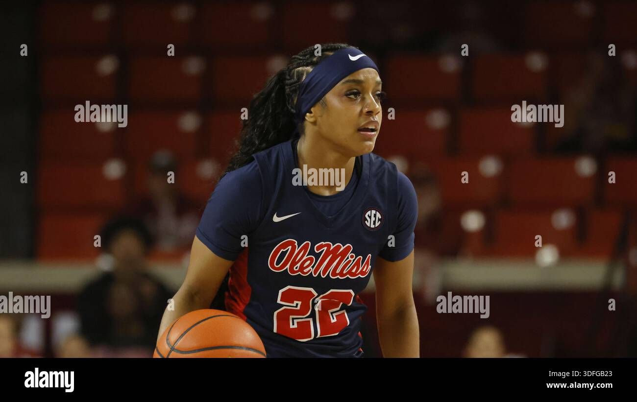 Mississippi guard Denim DeShields during an NCAA basketball game on ...