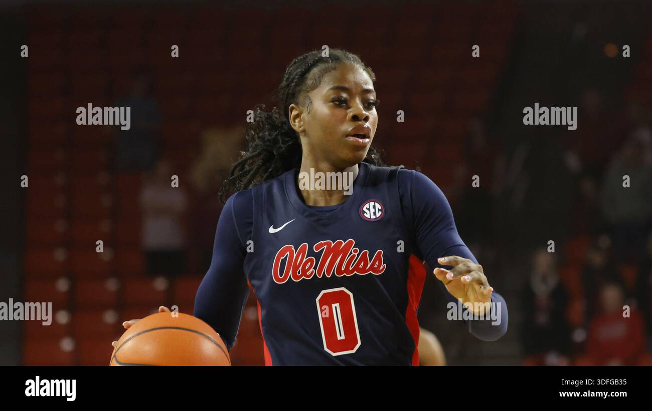 Mississippi guard Sira Thienou during an NCAA basketball game on ...