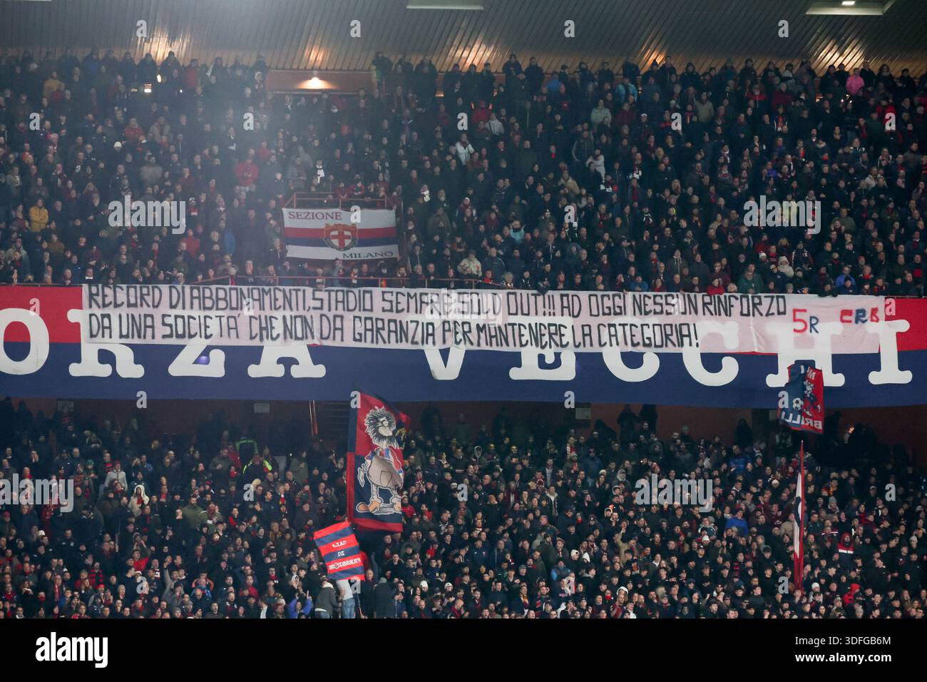 Serie A, Day 20, Stadio Ferraris, Genova, Genoa - Cagliari, in the ...