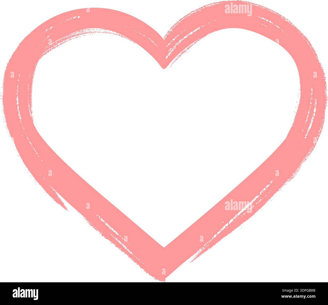 Chalk drawing heart on Stock Vector Images - Alamy