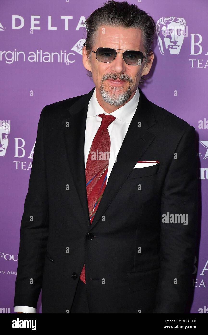 Beverly Hills, United States. 10th Jan, 2026. Ethan Hawke attends the ...