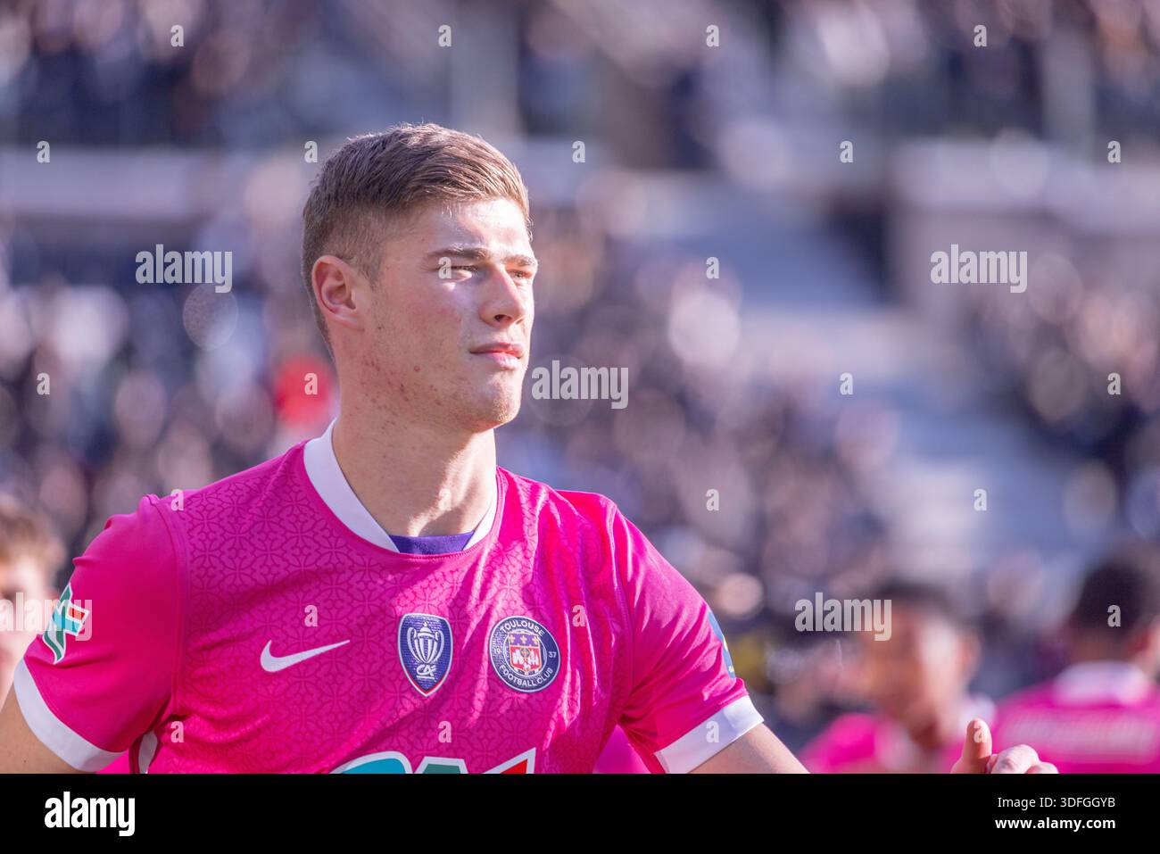 Charlie CRESSWELL of Toulouse FC during the French Cup, round of 32 ...