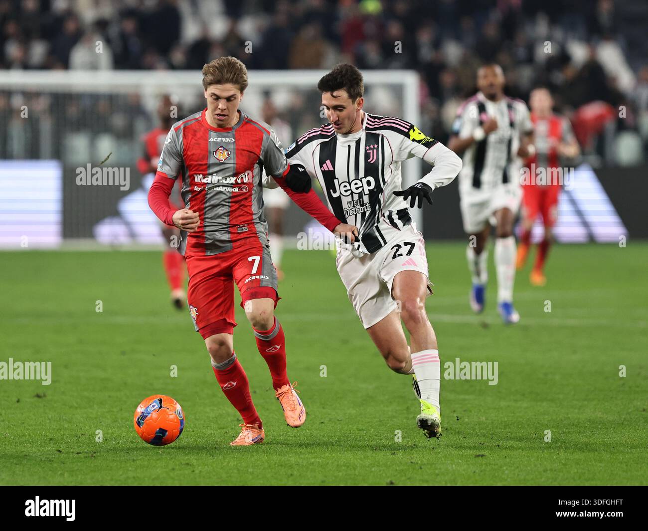Alessio Zerbin participates at the Serie A 2025-2026 match between ...