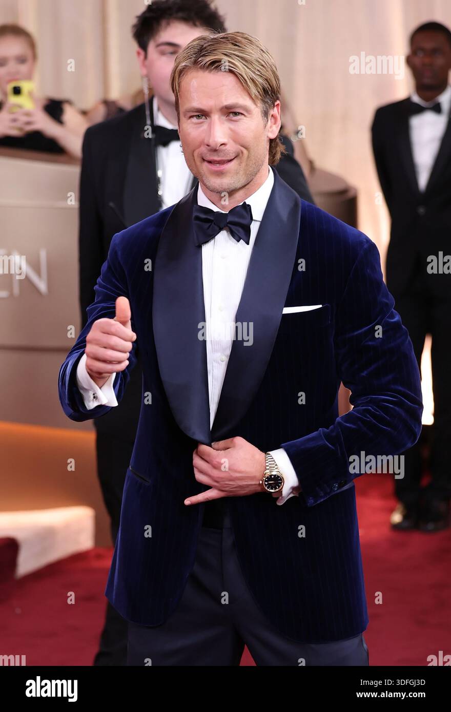BEVERLY HILLS, CALIFORNIA - JANUARY 11: Glen Powell at the 83rd Annual ...