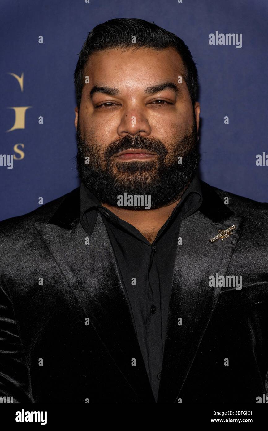 Actor Adrian Dev attends 83rd Golden Globes Awards After Party at SkyBar Mondrian hotel, CA ...